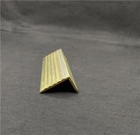 China Smooth Surface Brass Anti Slip Stair Strip With Customized Sizes for sale