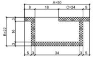 China Brass U Channel Profile for Window Glass Edging 5mm to 180mm Custom Sizes for sale