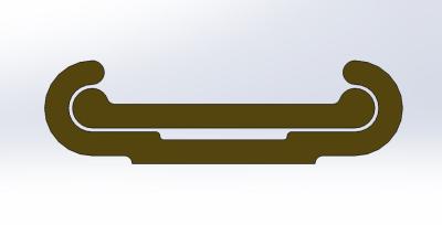 China Solid Brass Extruded Profiles C38500 Antique Brass Fitment Sections 5mm to 190mm for Decorative Lock for sale