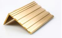 China Solid Brass Stair Nosing 55mm x 10mm Anti Slip Edge Profile for Villa for sale