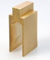 China Brass U Shape Channel Profile C36000 C38500 for Electronic Accessories Decorative Trim for sale