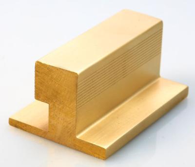 China Brass Bathroom Accessories C36000 Extruded Copper Profiles for Safety Handrails for sale