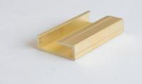 China Rustproof Brass C Shape Profiles U-Channels Solid Brass Channel Custom Sizes 5-180mm for sale