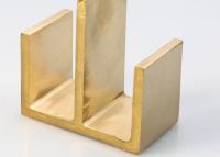 China Rustproof Brass H Shape Profiles Copper H Sections for Window Frame 2500 Tons Capacity for sale