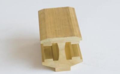 China Brass U Profile Bar U-Channel C11000 C12200 Custom Extruded Copper Channel for Industrial Use for sale