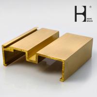 China Custom Brass Copper Extruded Section for Door Window Frame 5mm to 180mm for sale