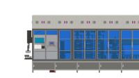 China 4 Station Li Ion Battery Manufacturing Equipment Hot Press Equipment Straight Line Type for sale