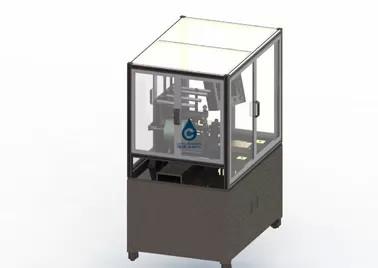 China Automatic Blue Film Coating Lithium Ion Battery Assembly Line AC220V Paste Outer Envelope for sale