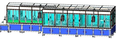 China Laminated Lithium Ion Battery Production Line Flexible Packaged Cell Assembly Line for sale