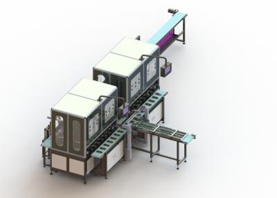China 15PPM Lithium Ion Battery Assembly Line Double Station Hot Cold Pressing Equipment for sale