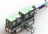 China 15PPM Lithium Ion Battery Assembly Line , Double Station Hot Cold Pressing Machine for sale