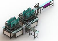 China 15PPM Lithium Ion Battery Assembly Line , Double Station Hot Cold Pressing Machine for sale