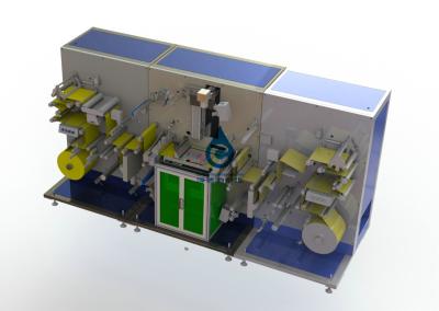 China 200W Laser Pole Cutting Machine Lithium Ion Battery Production Line 800 Mm/S for sale