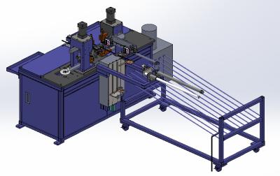 China Omron PLC Auto Battery Production Line High Efficiency Ribbed Spot Welder for sale