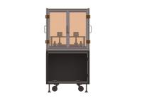 China Semi Automatic Lithium Battery Production Line Positive Negative Die Cutting Machine for sale