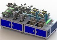 China 1500KG Car Battery Production Line Square Battery Cell Tail Taping Into Shell Machine for sale