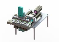 China 1500KG Car Battery Production Line Square Battery Cell Tail Taping Into Shell Machine for sale