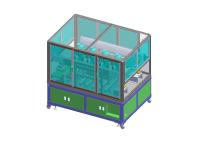 China Li Ion Battery Manufacturing Equipment Hot Press 4 Station Straight Line Type for sale