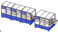 China Low Noise Battery Production Equipment Power Battery Adhesive Automatic Line for sale