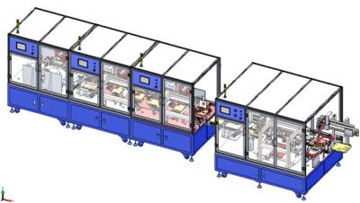 China Low Noise Battery Production Equipment Power Battery Adhesive Automatic Line for sale