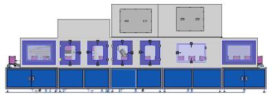 China 3000KG Lithium Ion Battery Production Line Spray Power Battery Cleaning Machine for sale