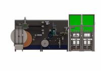 China Single Battery Automatic Foam Ingress Cotton Equipment Simple Structure for sale