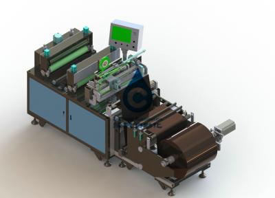 China Large Battery Pole Piece Tape Cutting Machine 12PPM 380V Automatic Correction for sale