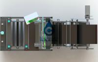 China Large Battery Pole Piece Tape Cutting Machine 12PPM 380V Automatic Correction for sale