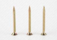 China Torx Drive Chipboard Screws 6 Nibs Hardened Cuting Thread Yellow Zinc Passivated for sale