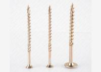 China Zinc Wood Deck Screws 40mm 80mm Exterior Partical Thread CSK Head for sale