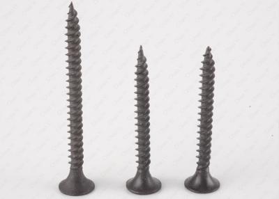China 1 1/ 2 Inch Bugle Head Drywall Screws , Gypsum Particle Board Screws Grey Phosphated for sale