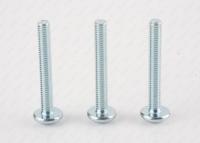 China M3 3mm Countersunk Machine Screws Flat Head White Galvanized for sale