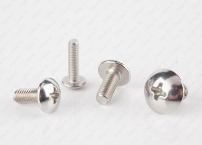 China Hardened Stainless Steel Screws , Grade 8 Stainless Steel Bolts Phillips Drive Truss Head for sale