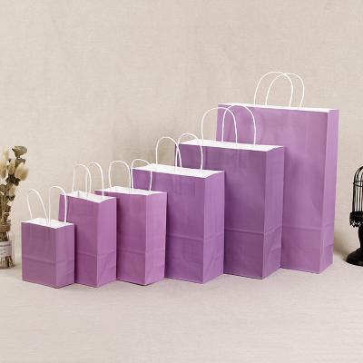 China Manufacturer Made china custom black Brown white luxury packaging packing shopping bag Kraft Paper Bags for sale