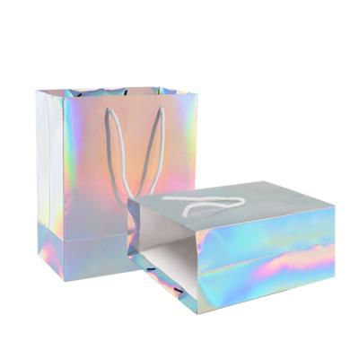 China Manufacturer Made cheap shopping Birthday Machine Paper Bag With Handle for sale