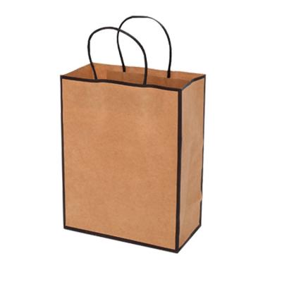 China Packaging Custom Shopping With Your Own Logo Free Sample Wholesale Gift White Black Brown Kraft Paper Bag for sale