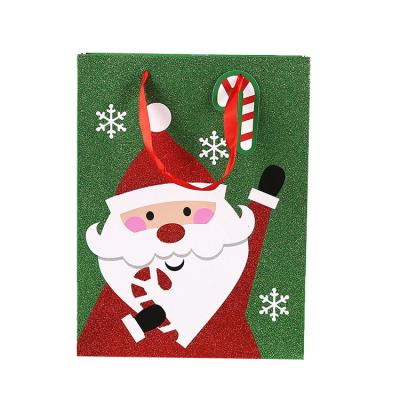 China Wholesale Small Business Luxury Custom Your Own Logo Packaging Shopping Gift Paper Bag With Handles For Christmas Promotion for sale
