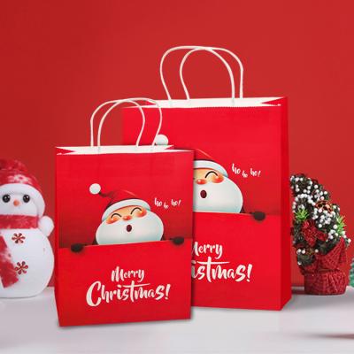China Boutique Luxury Accept Customized Your Logo Gift Carry Paper Bags For Shopping Bags With Bow Tie Ribbon Handle for sale