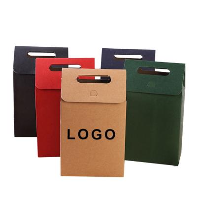 China flexo printing triangle eco friendly medicine customization 10kg closer plant kraft paper bag wholesale with handles brown for sale
