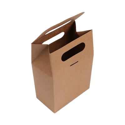 China medicine customization 10kg closer flexo printing triangle eco friendly plant kraft paper bag wholesale with handles brown for sale