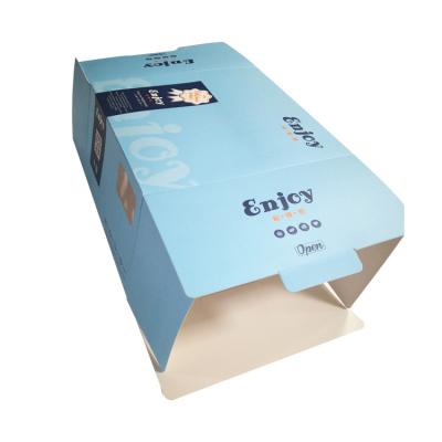 China Printed Flower folding Kraft jewelry paper food lunch gift boxes packaging paper bags and box for clothing consumer electronic for sale