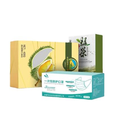 China Glass Tart Wine Paper Box , Jewelry Foldable Gift Box Kraft Recyclable for sale