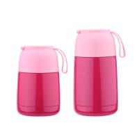 China Creative Cute food Jar Screw Lid Stainless Steel Insulated Kids Vacuum Containers Thermos Food Jar For Kids Hot Food for sale