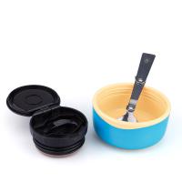 China 5 Piece Vacuum Food Container Stainless Steel Set Tableware Metal Insulation Pot  750ml for sale