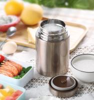 China 600ml 700ml 800ml 1000ml Vacuum Food Container Stainless Steel Thermos For Food for sale