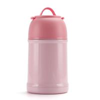 China 700ml Metal Custom Stainless Steel Vacuum Food Container With Foldable Ss Spoon for sale