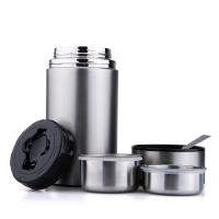 China 750ML 1200ML Thermal Vacuum Food Container Stainless Steel Insulation With Handle for sale