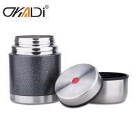 China 500ML 800ML Stainless Steel  Vacuum Food Container Simple Healthy Food Jar for sale
