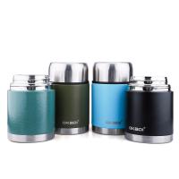 China 500ML 800ML Stainless Steel  Vacuum Food Container Simple Healthy Food Jar for sale