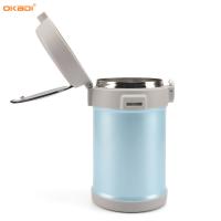 China Double-Layer Stainless Steel Vacuum Food Container Jar With Three Independent Compartments for sale